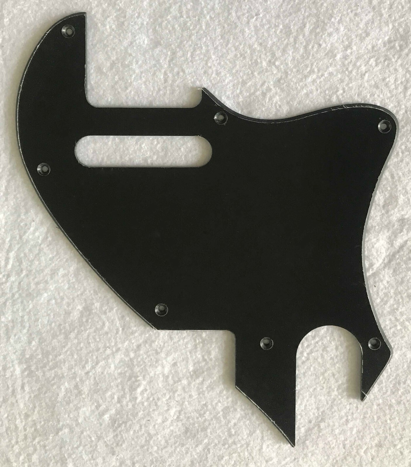 For US Tele F hole Hybrid Pickguard Telecaster Conversion ,1 Ply Black ...