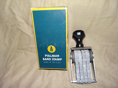 Pullman Band Stamp - #PN-4-4, 4-Band, Heavy Duty Numberer Stamp | eBay