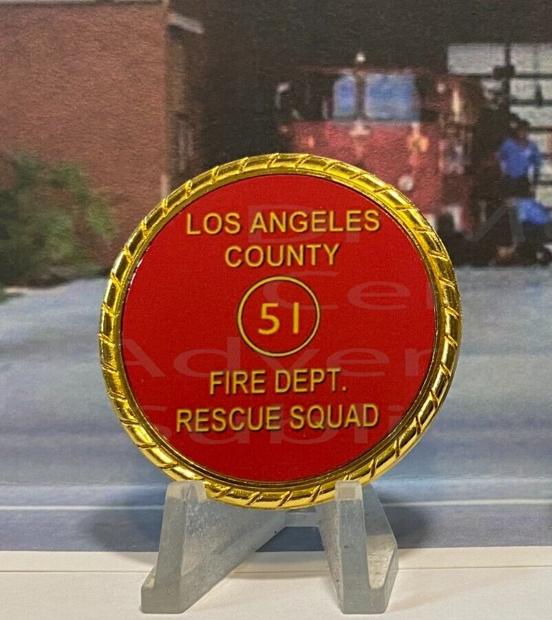 Set of 5 Squad 51 Station 51 Engines 51 LA County Fire Dept Paramedic ...