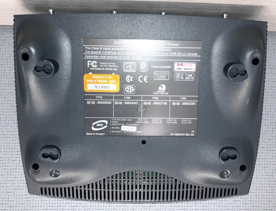 Cisco Catalyst 1721 Router | eBay