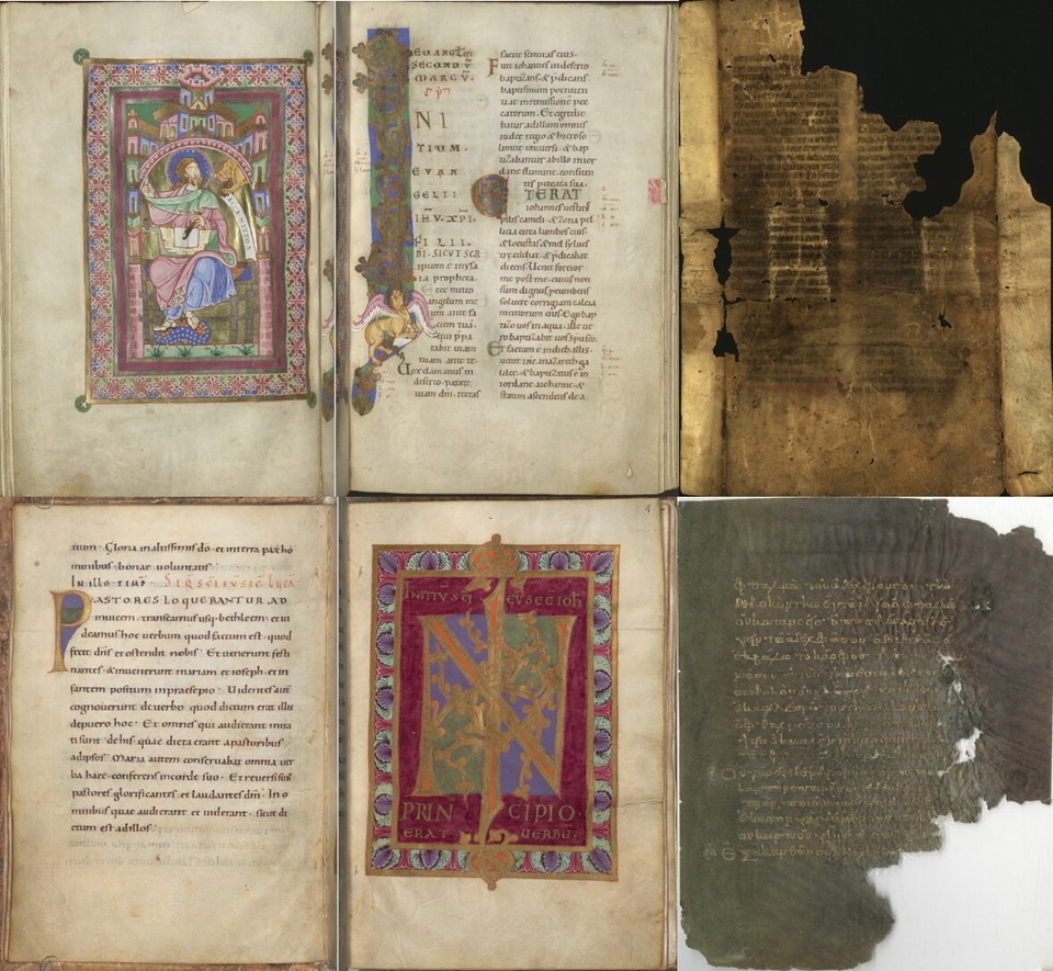 90 Ancient Medieval Gospels Bible Manuscripts Christianity Books V. 1 ...