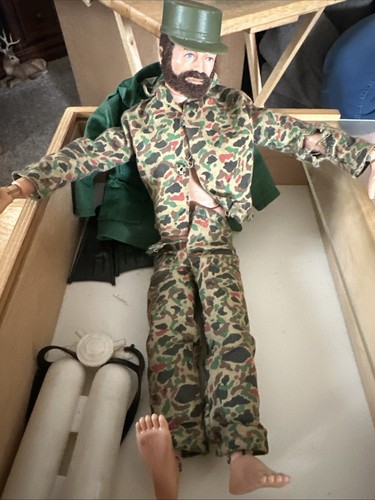 GI Joe 1964 Vintage Adventure Team Land Adventurer Hasbro Flocked Hair ...