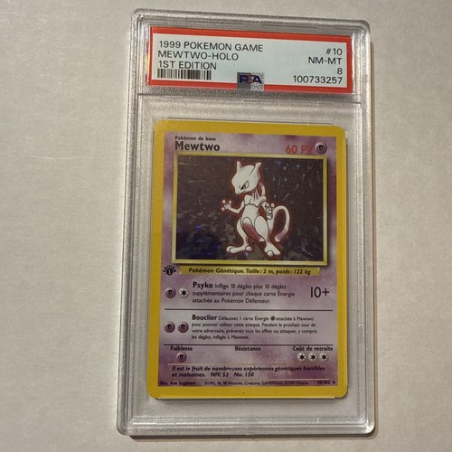 1999 Pokemon Game #10 Mewtwo Holo 1st Edition PSA 8 NM-MT | eBay