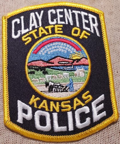 KS Clay Center Kansas Police Patch (3.5In Tall) | eBay
