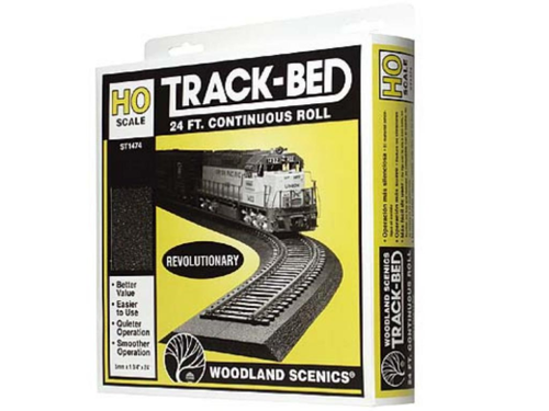 Woodland Scenics ST1474 HO / OO Gauge Track Bed 24 feet Or 7.31 Meters ...