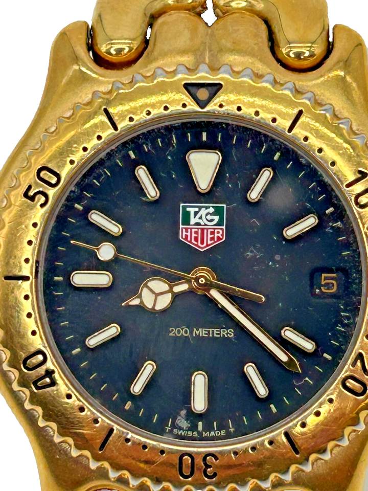 TAG Heuer S94 706m Gold Plated Mens Quartz Wristwatch S94706m 594706m ...