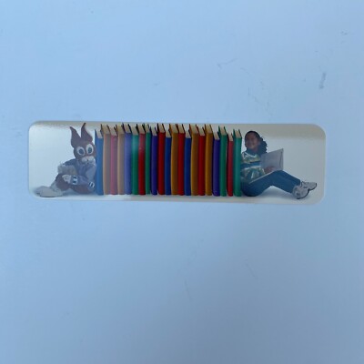 Vintage 90s Troll Book Fairs Bookmark Books Rabbit Plastic | eBay