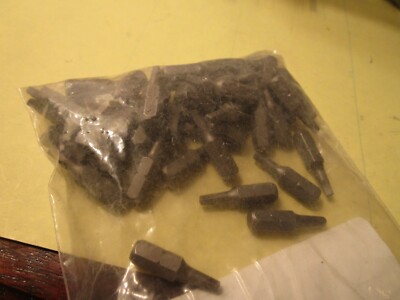 #1 Square Recess/Robertson 1/4"Hex 1"OAL Rock River® Insert Bit QTY 42 | eBay