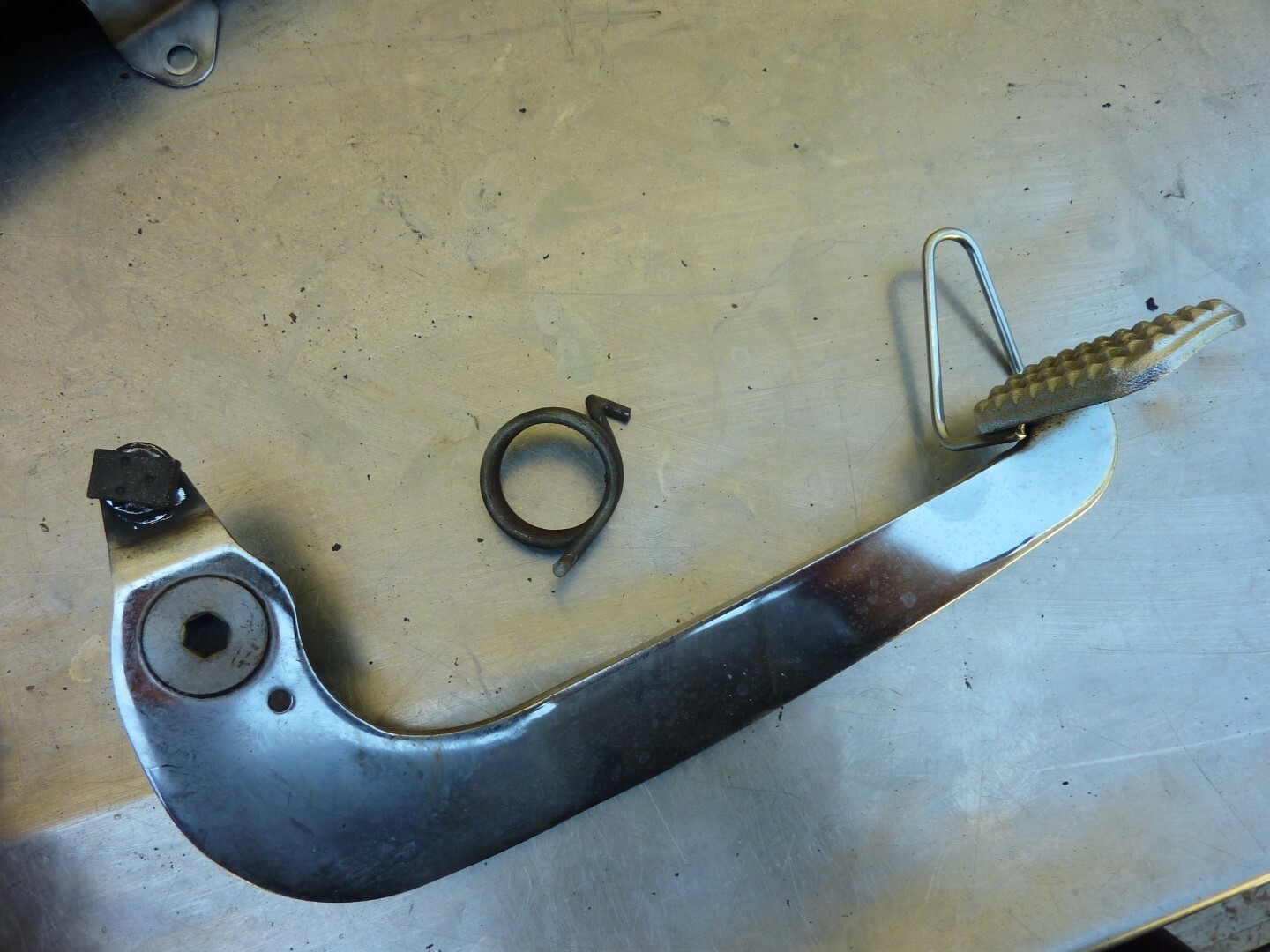Rear brake lever & hardware Valkyrie Honda 97 -03 GL1500C #X21 | eBay