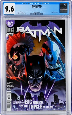 Batman #105 CGC 9.6 (Feb 2021, DC) James Tynion Story, Harley Quinn ...