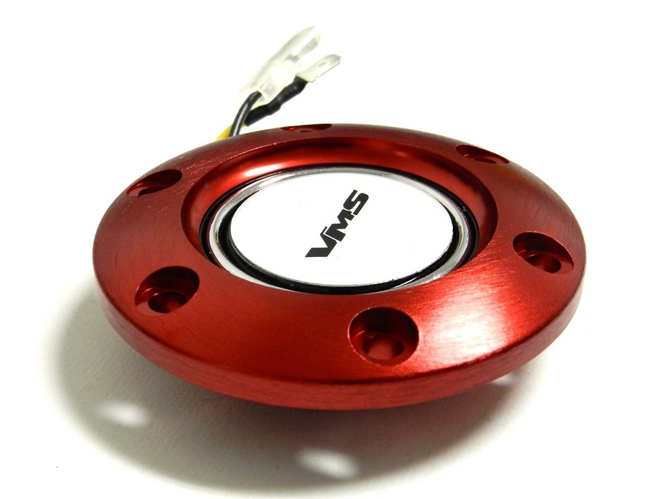 VMS RACING RED STEERING WHEEL RING & HORN BUTTON SL | eBay