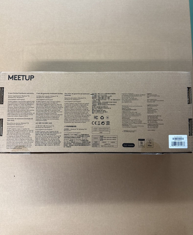 NEW Logitech Meetup 960-001101 Video Conferencing Camera w/ Remote ...