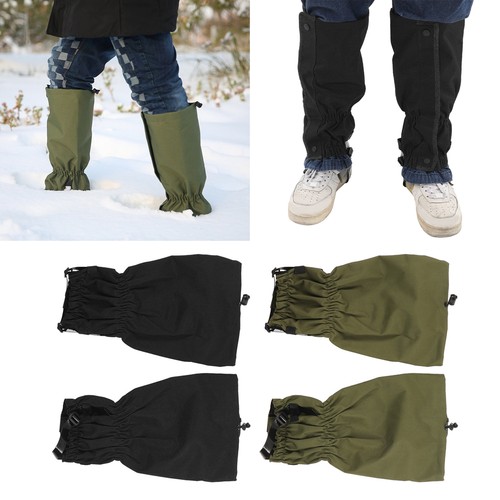1 Pair Leg Gaiters Oxford Cloth Waterproof Sand Proof Breathable Snow ...