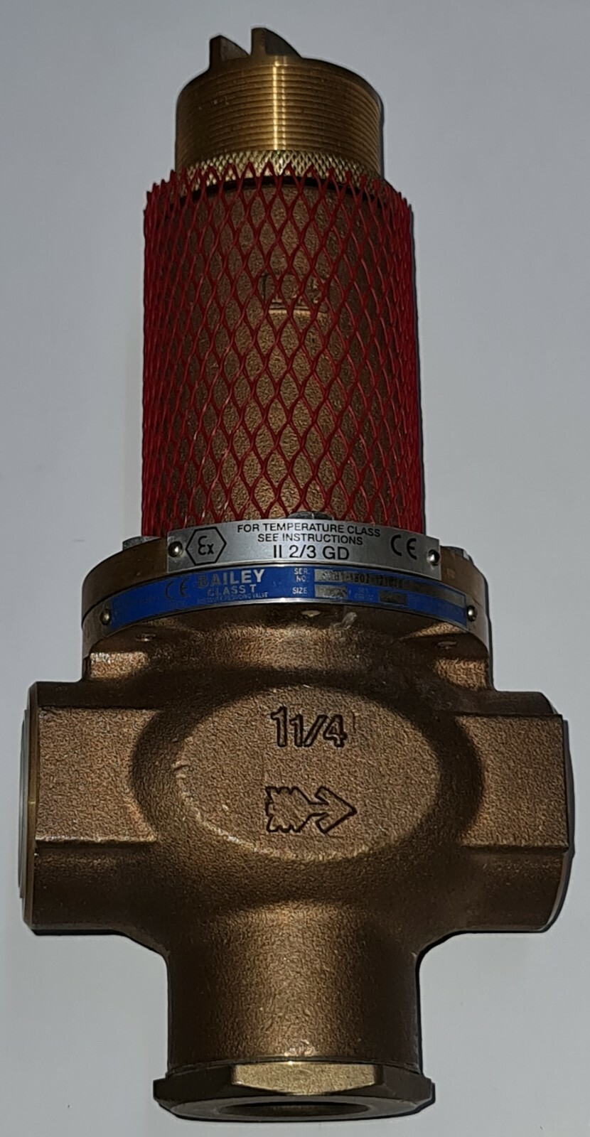 BAILEY PRESSURE REDUCING VALVE 600W T-32-5.5-8.3 CLASS T DN32 BSP ...