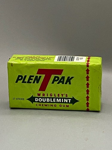 Wrigley's Doublemint Chewing Gum PlenTpak Plen T Pak 17 Sticks VINTAGE ...