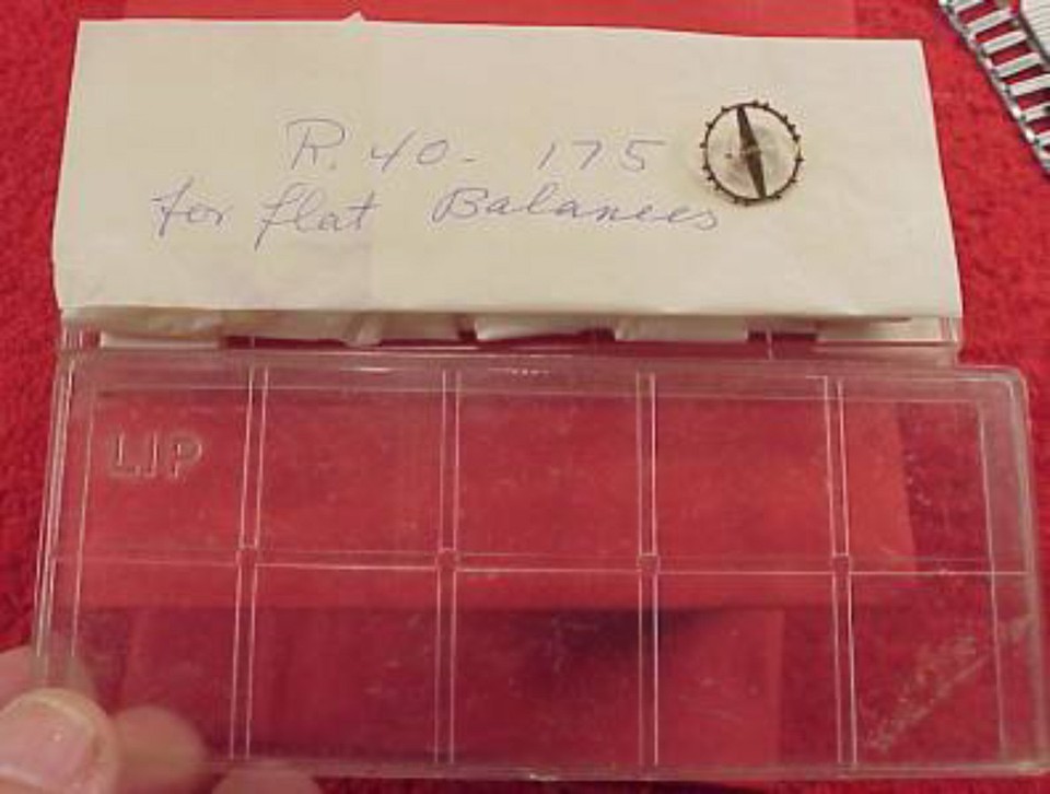 Vintage France Lip R40 Flat Balance Wheel Pocket Watch New Old Stock ...