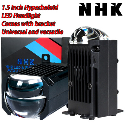NHK Mini 1.5'' Matrix Bi LED Projector Len Square LED Headlight Bracket ...