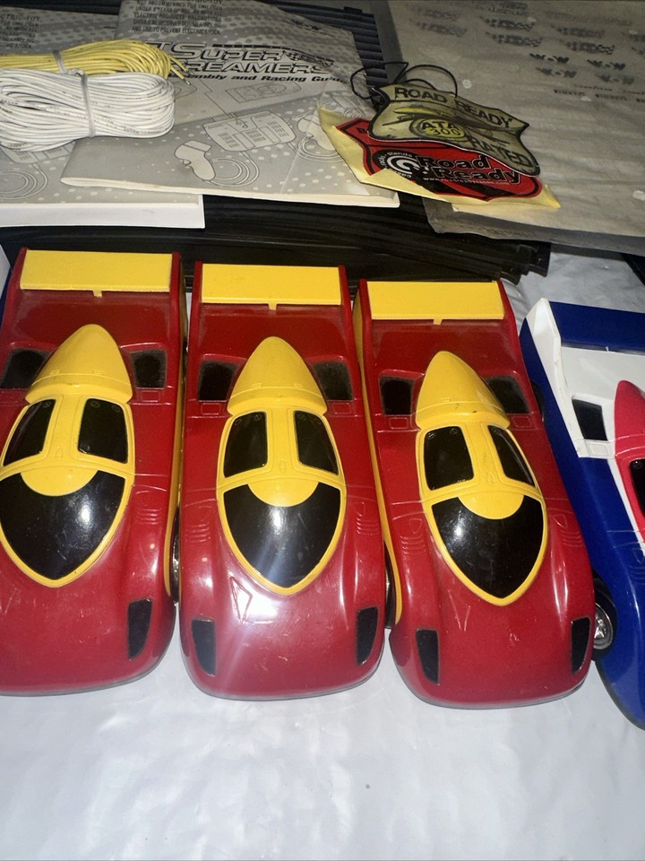 Slotless Race Car Set RARE! WOW GT Super Screamers 1/32 WORLDS OF ...