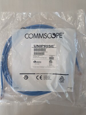 Commscope Uniprise Cat. 6A 10ft. Blue Patch Cord | eBay