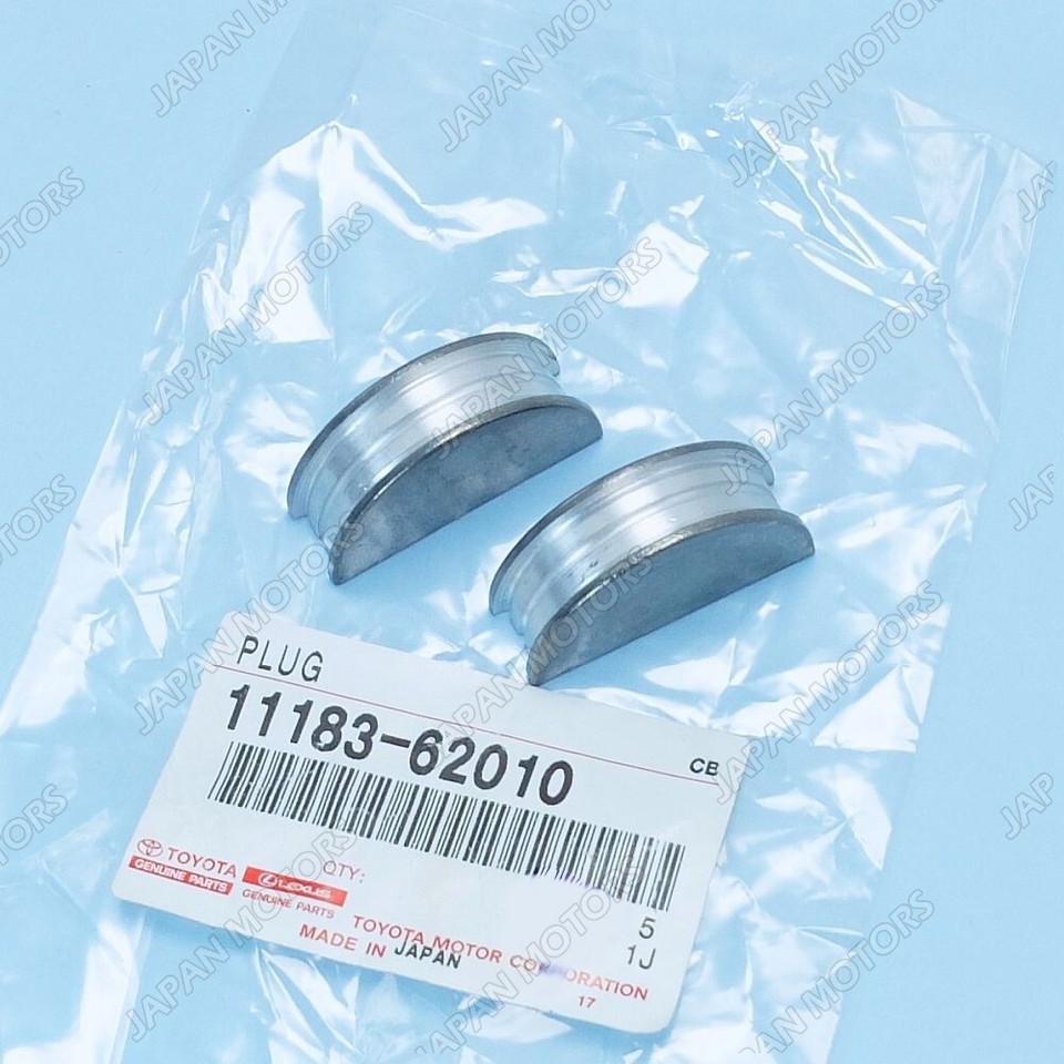 x2 Genuine OEM Toyota Engine Valve Cover Bore Cam Plug Semicircular ...