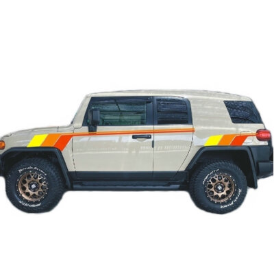 Graphics Racing Stripe Decal Kit For Toyota FJ Cruiser Side Door Vinyl ...