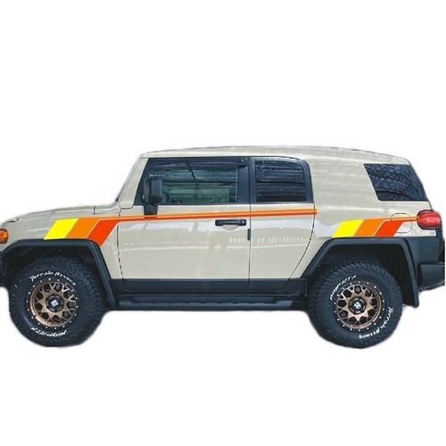 Graphics Racing Stripe Decal Kit For Toyota FJ Cruiser Side Door Vinyl ...