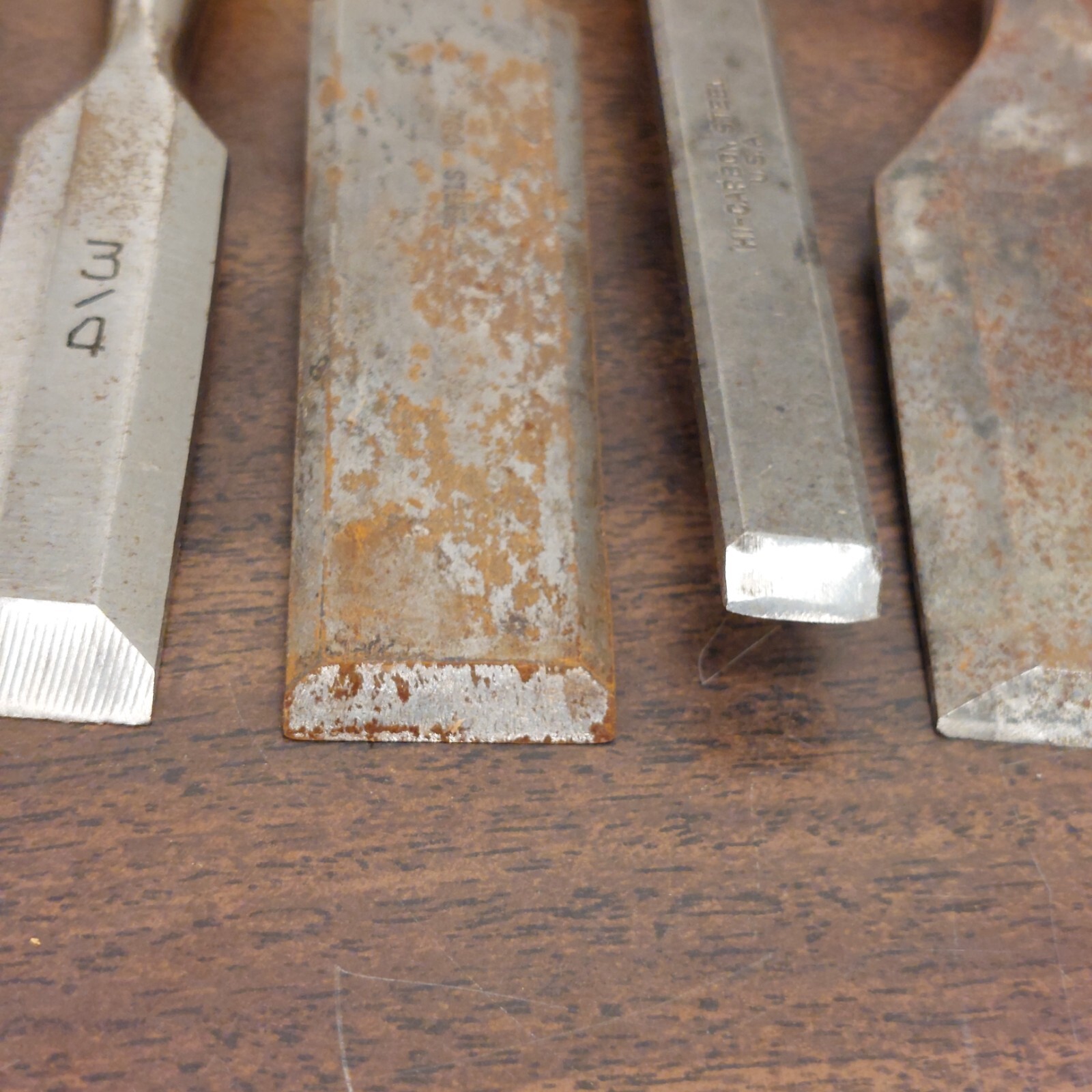 lot 9 Vintage Wood Chisels Carving Tool Fuller Sears Woodworking | eBay