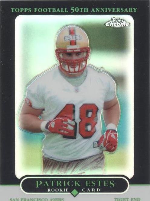2005 Topps Chrome - Patrick Estes #244 Black Refractor /100 (RC) for ...