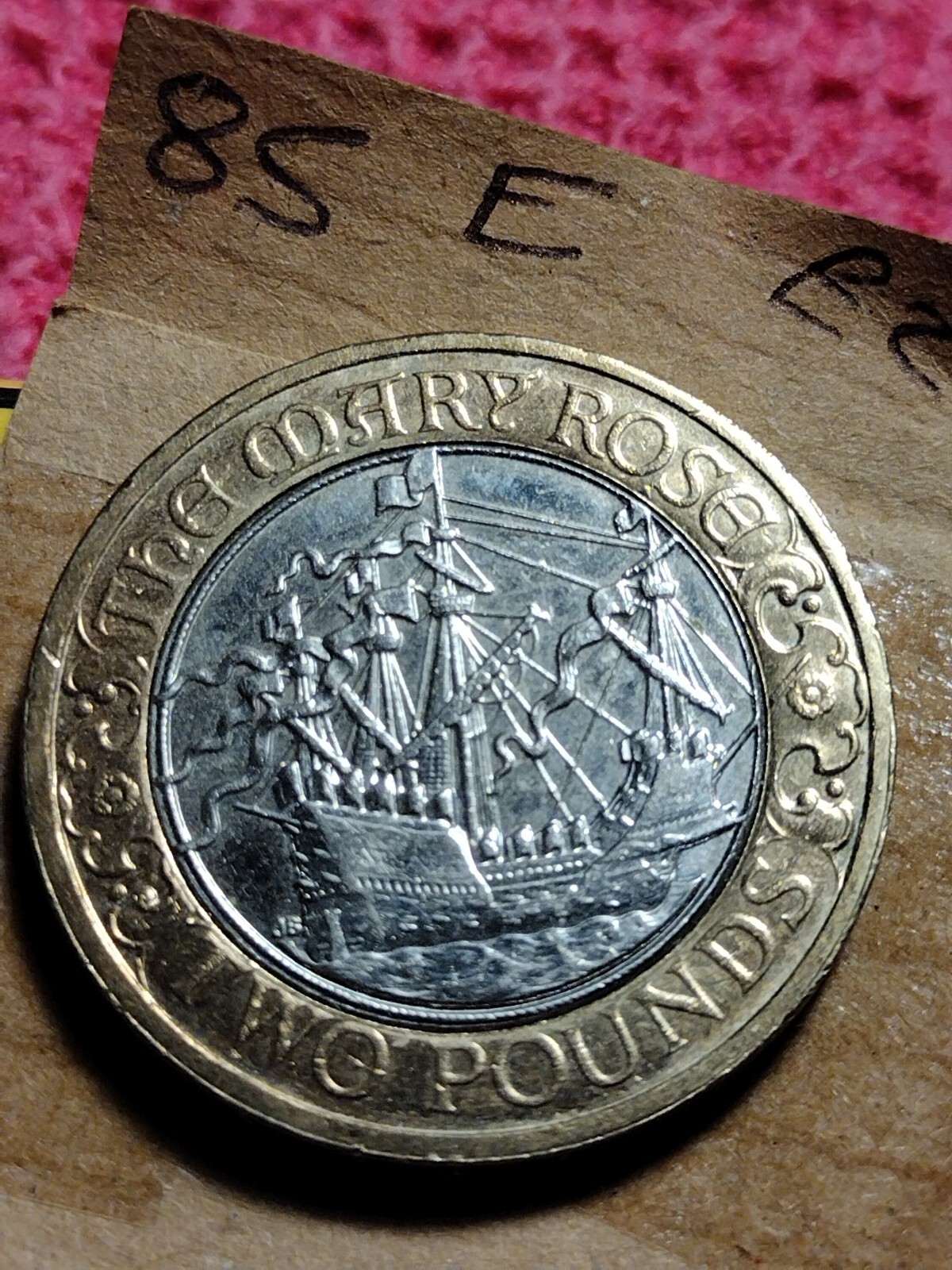 The Mary Rose 2 Pound Coin £2, 2011 Highly Sought-after. Rare Highly ...