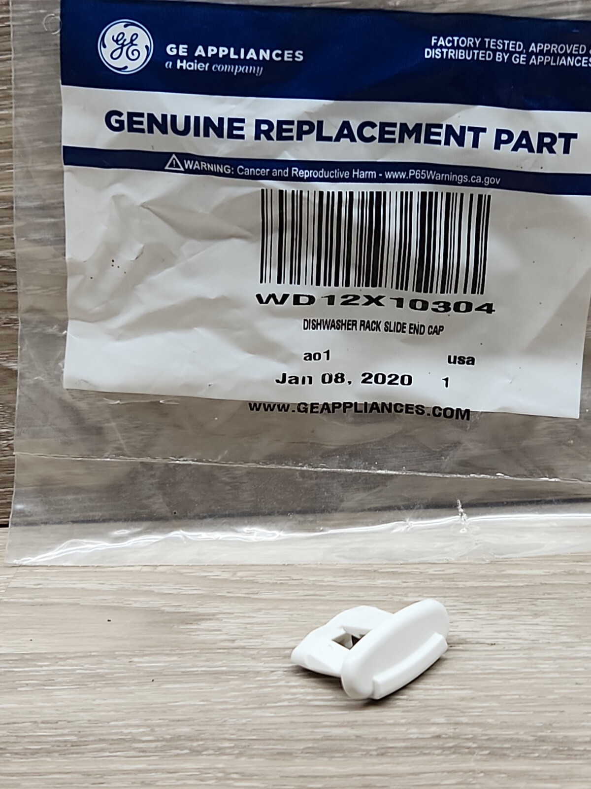 GE Rack Slide End WD12X10304 Cap for sale online | eBay