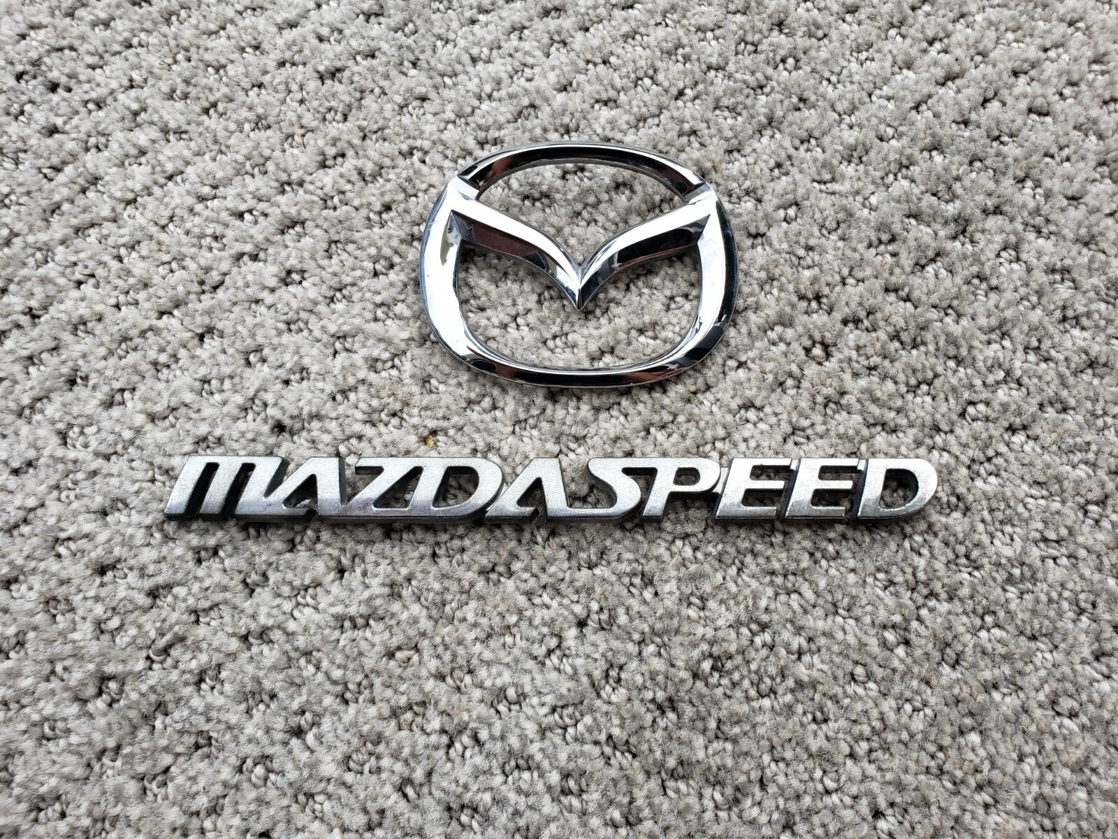 2001 2002 2003 MAZDASPEED PROTEGE REAR CHROME EMBLEM LOGO BADGE SYMBOL ...