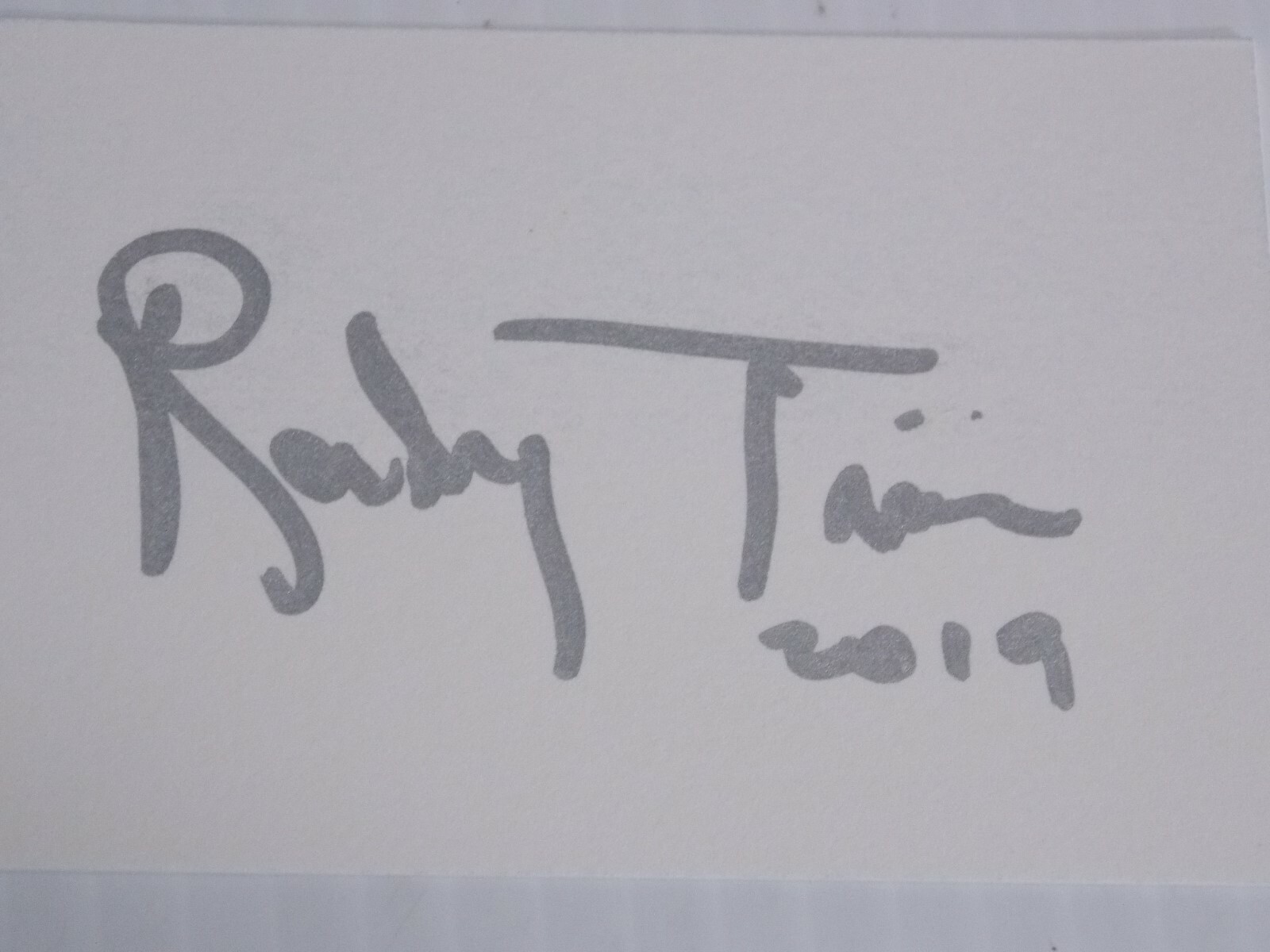 RANDY TRAVIS AUTOGRAPHED SIGNED CARD COUNTRY MUSIC SINGER | eBay