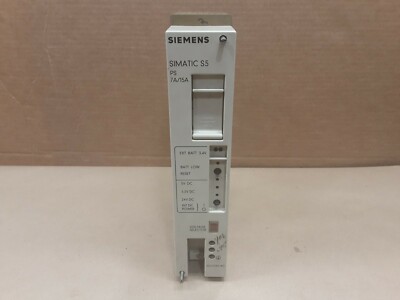 Siemens Simatic S5 Ps 7A/15A E220 G5/15 Wrgd E220 G515 Wrgd #1000E16 | eBay