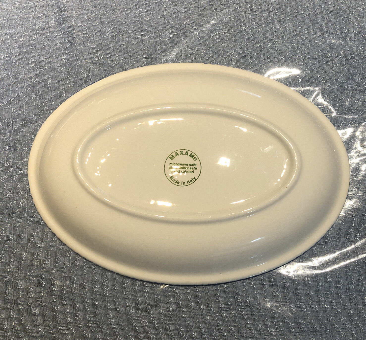 Maxam Italian Floral Hand Painted Serving/Dish 15 3/4”By11”Made In ...