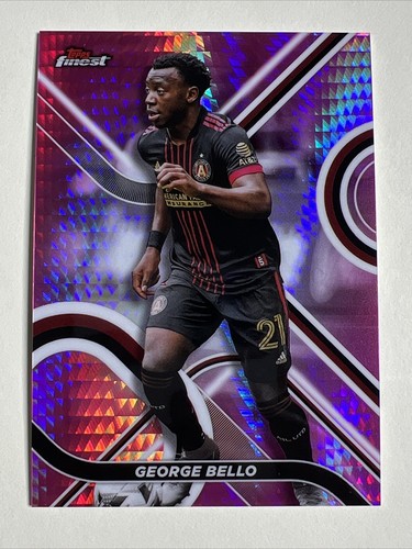 2022 Topps Finest MLS - George Bello #69 Pink Prism Refractor /125 for ...