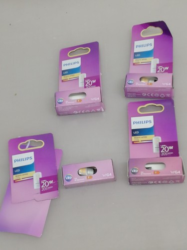 4 x philips g4 capsule led light bulb 205lm 1.8w 12v warm white | eBay