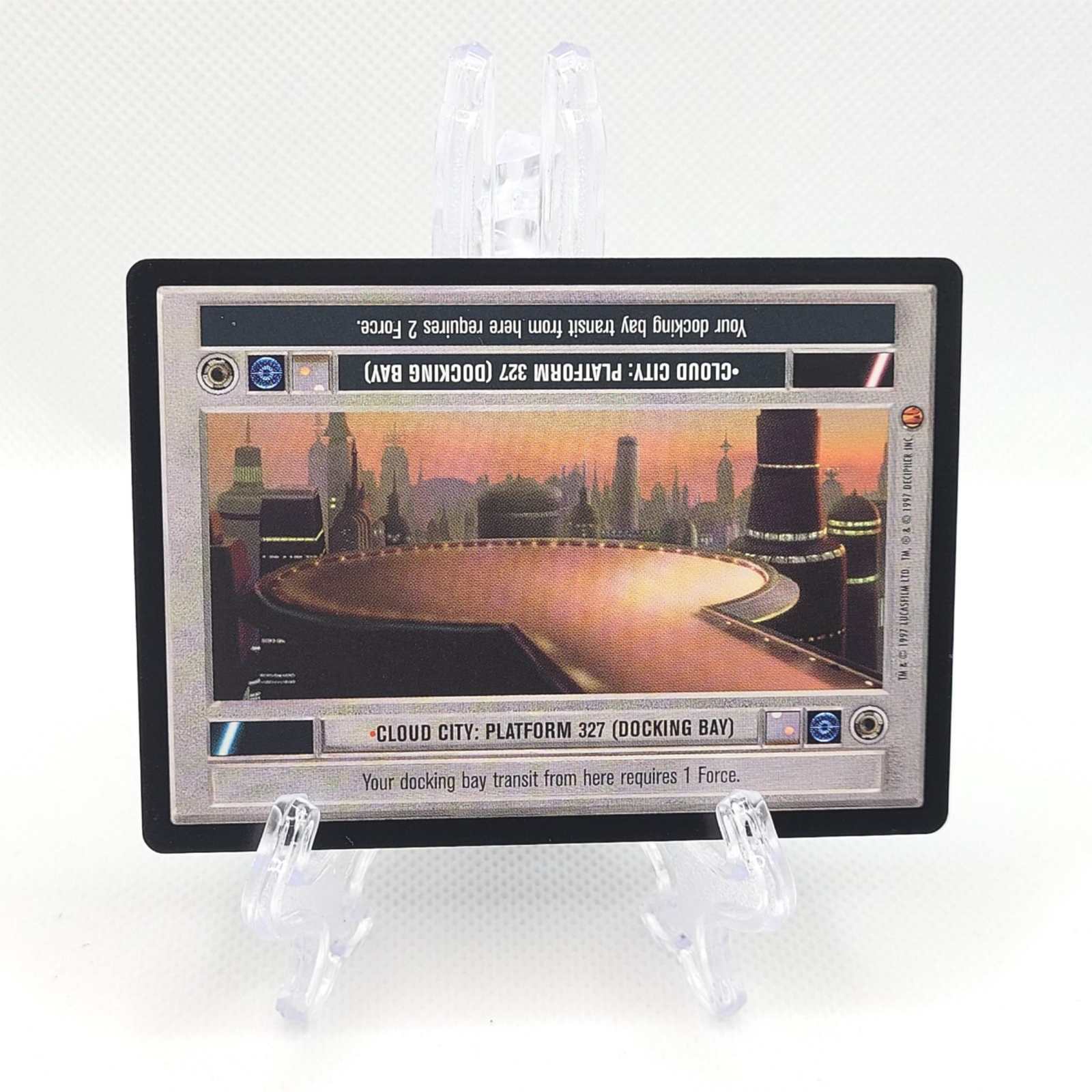 Star Wars CCG Cloud City Platform 327 Light Border Dark Side LS ...