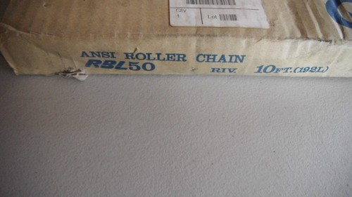 RBL 50-RIV ANSI Roller Chain 10ft NEW | eBay