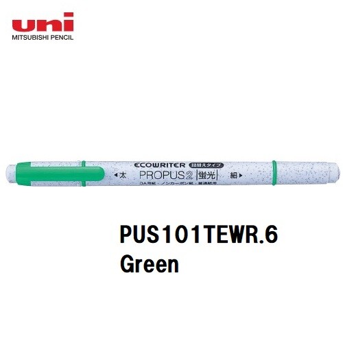 Uni PROPUS 2 ECOWRITER Highlighter pen 8 Colors Select PUS-101TEWR ...
