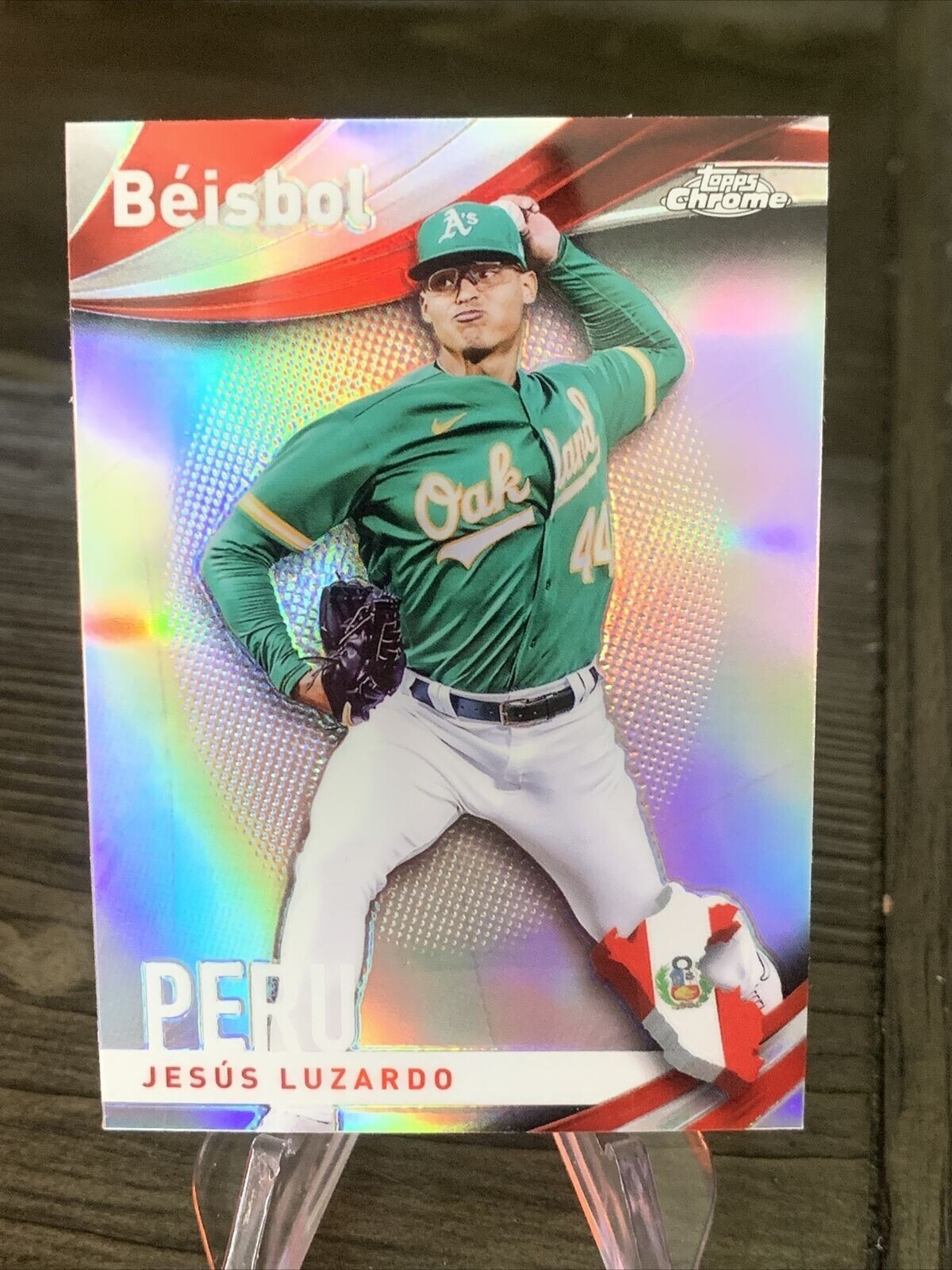 2021 Topps Chrome Jesus Luzardo B-12 Beisbol Peru Insert Refractor | eBay