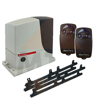 Nice Robus 500 HI-SPEED Automatic Slide Sliding Gate Motor Opener Kit ...