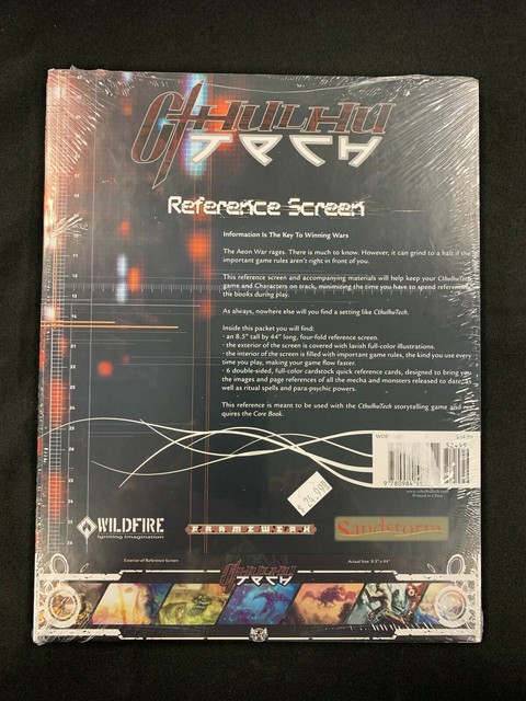 Cthulhutech Ser.: CthulhuTech Reference Screen by Sandstorm Productions ...