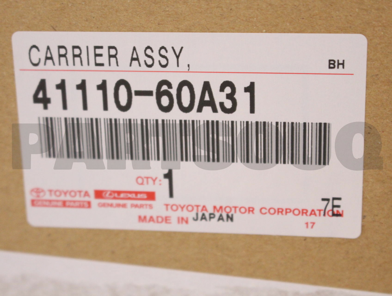 4111060A31 Genuine Toyota CARRIER ASSY 41110-60A31 | eBay
