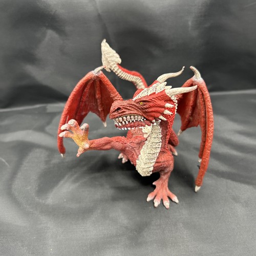 Retired 2015 Schleich Eldrador Dragon Red Warrior Hunter Toy Figure D ...