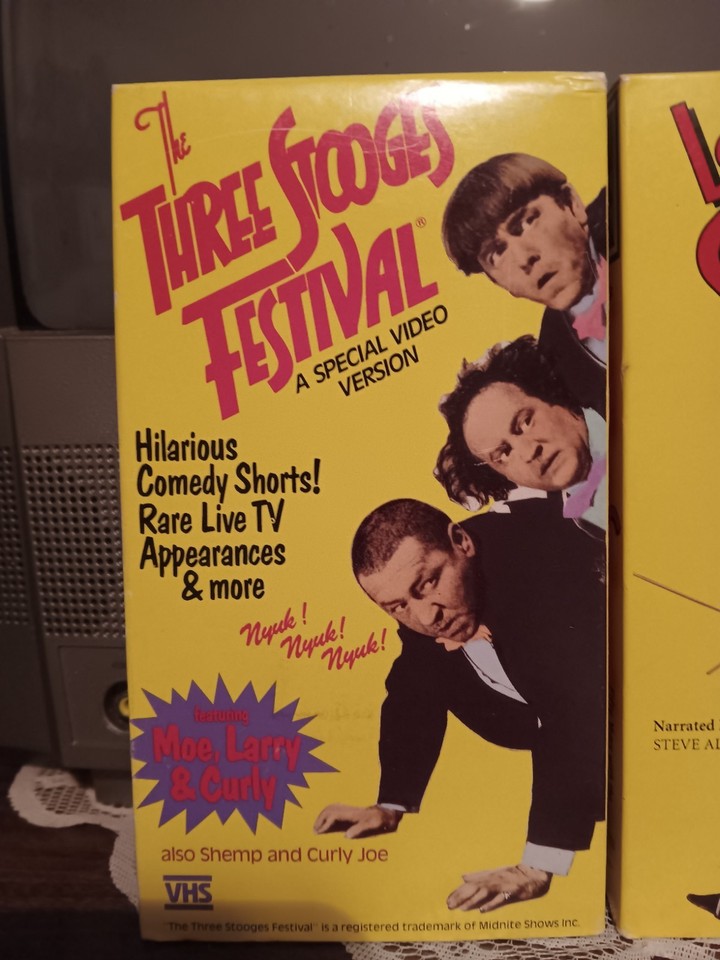 3 Stooges Very Rare 2 Vhs Set!! | eBay