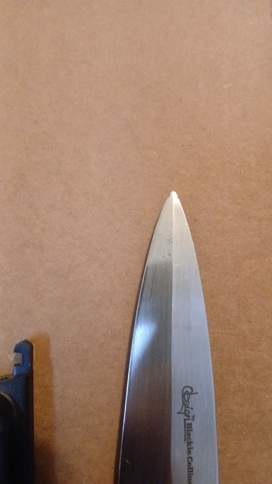 Gerber Frisco Shiv Double Ended Knife ** minor chips towards point of ...