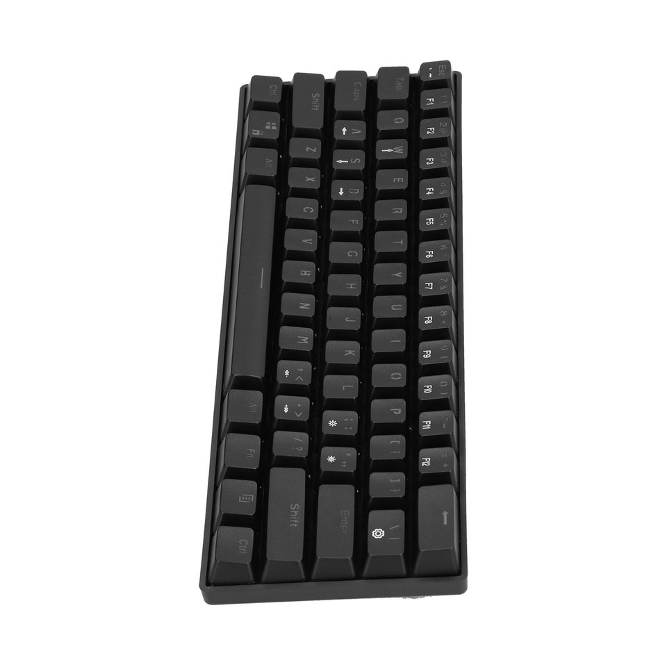 Tastatur DK61 Green Axle Wired 61Keys Mini Portable Color Light ...