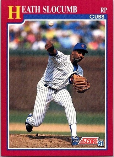 Heath Slocumb Score 84T Chicago Cubs 1991 Baseball Card | eBay