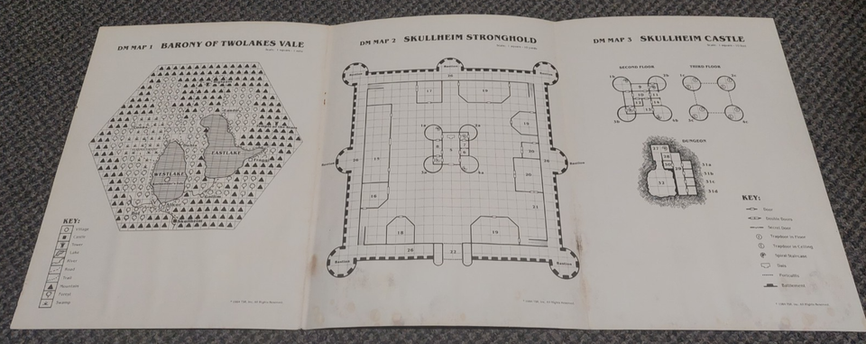 Death's Ride - CM2 - Dungeons & Dragons Companion Adventure TSR 9118 ...