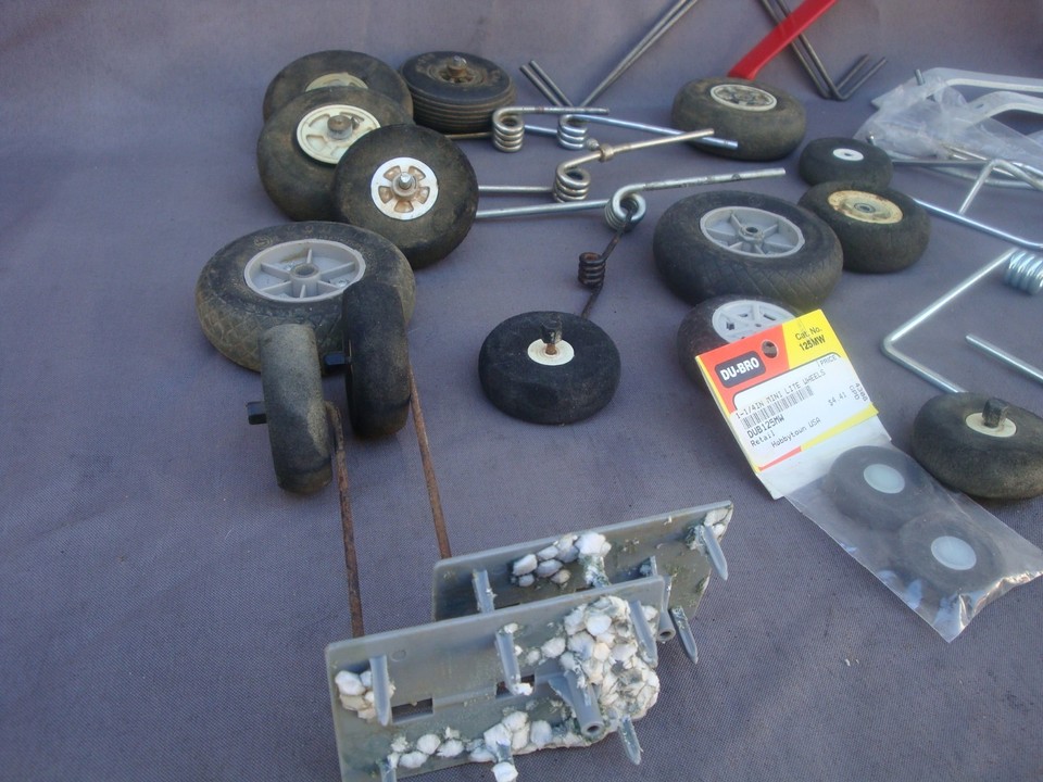 RC Airplane Hardware & Wheels Estate Parts Lot | eBay